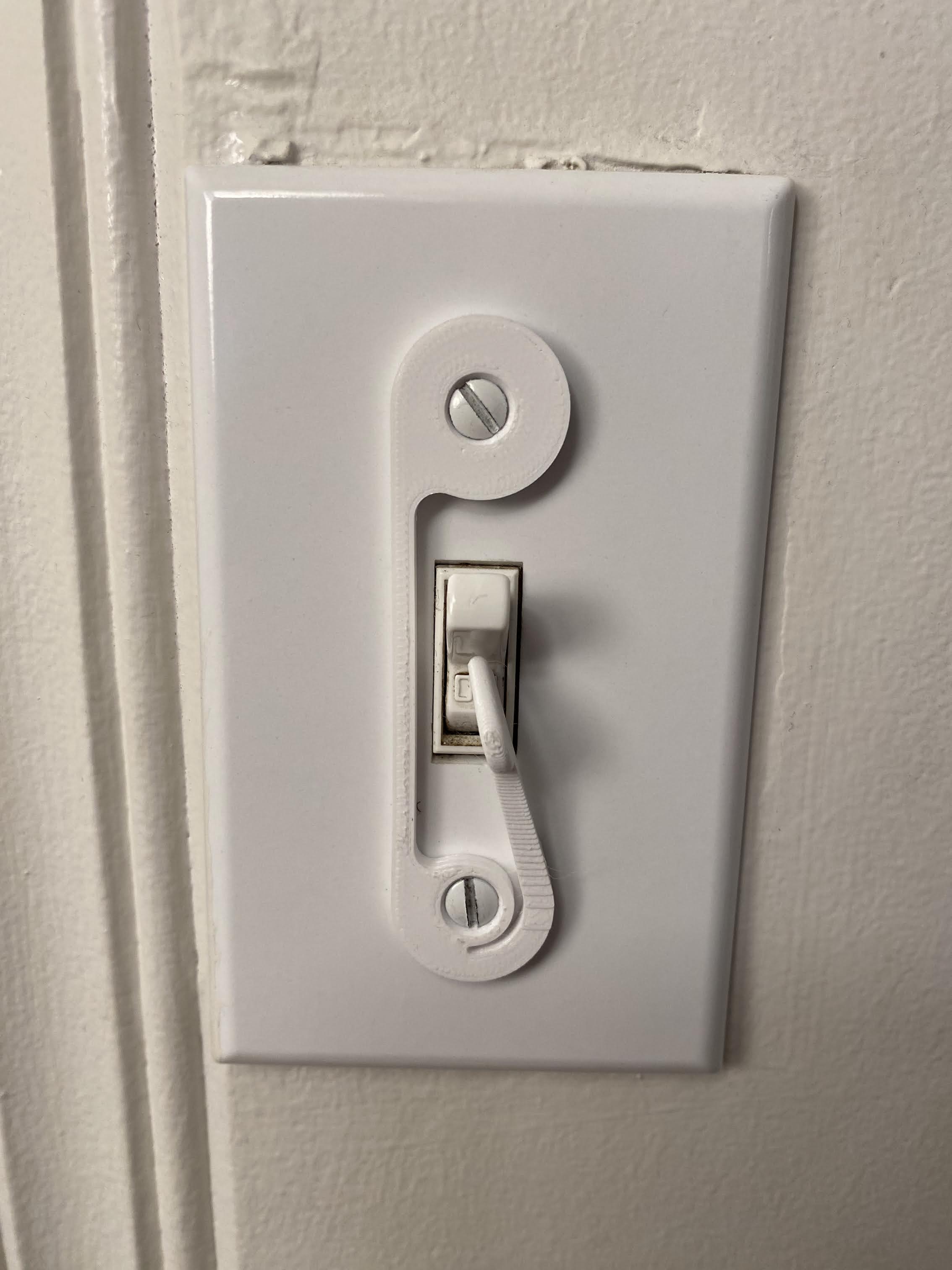Light Switch Lock (Simplified) by Matthew B | Download free STL model ...