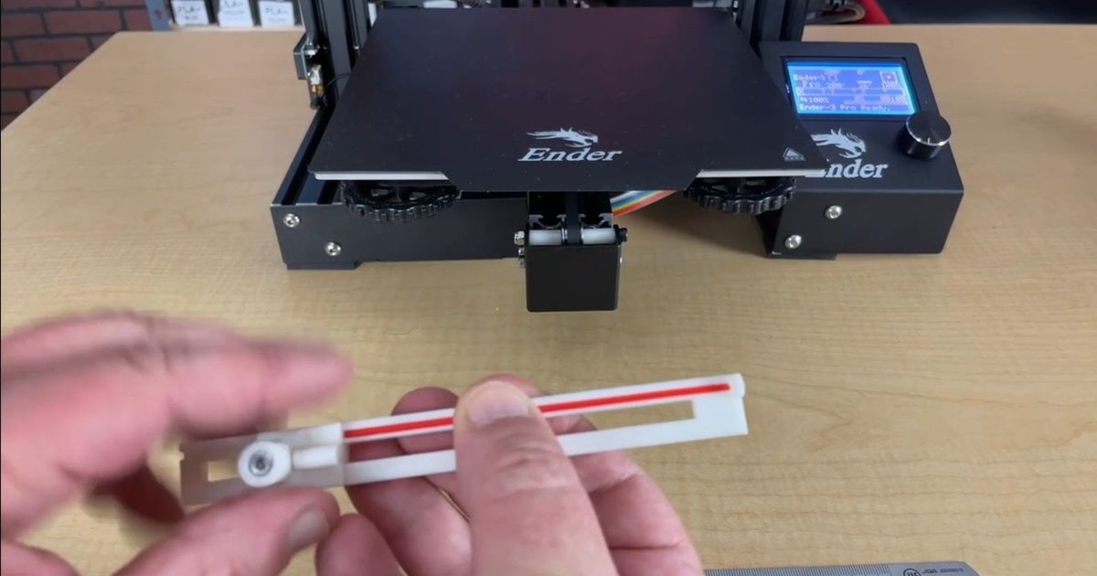eStep Calibration Tool von Pushing Plastic | Kostenloses STL-Modell ...