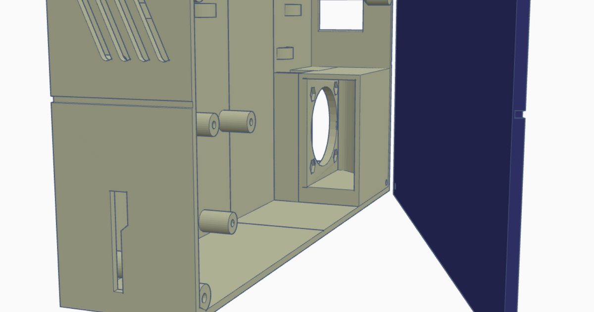 SKR Mini E3 V3 Mini Case, but longer (and wider) by Kuusetsu | Download ...