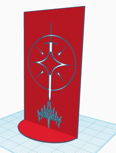 Windrunner Bookend from the Stormlight Archive by a_Doofus | Download ...