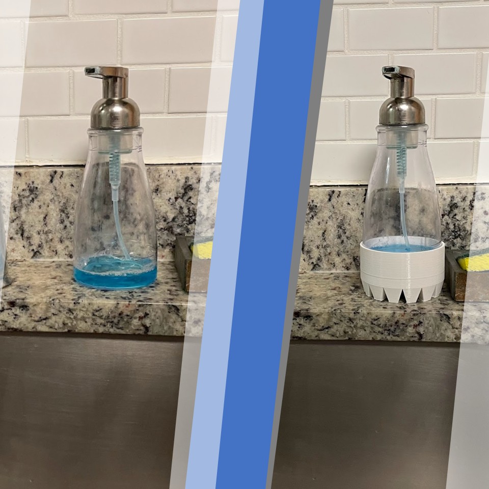 Soap Dispenser Pedestal (for round bottles) by TrachtorBeam | Download ...