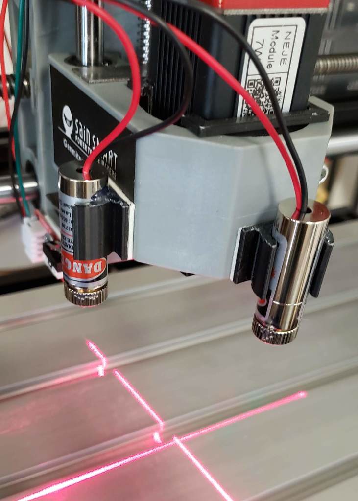 CNC Laser/Router Alignment Laser Holder by ckuethe | Download free STL ...