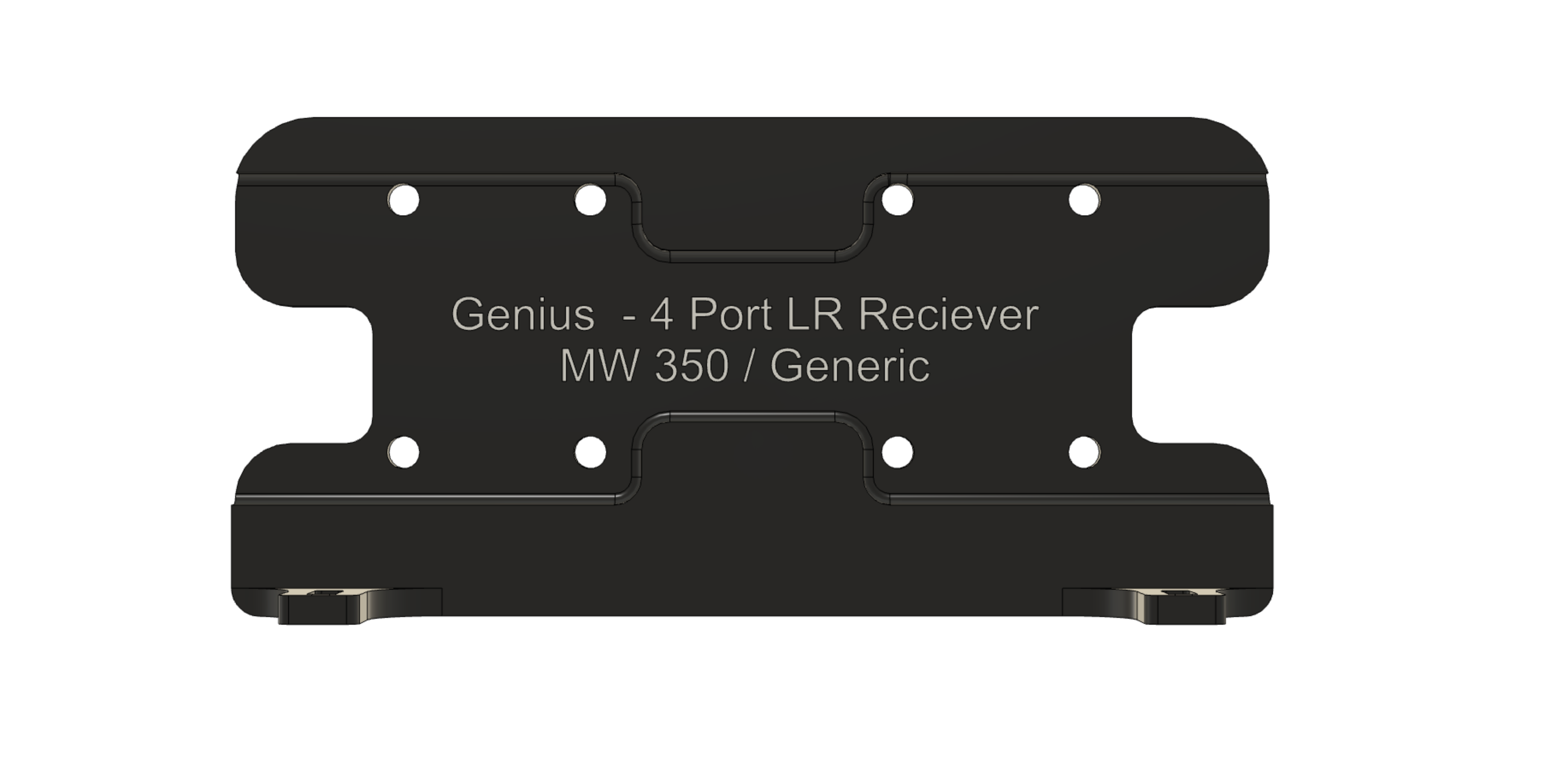 Genius - Dual 4 Port Long Range Receiver by Derik Whittaker | Download free STL model ...