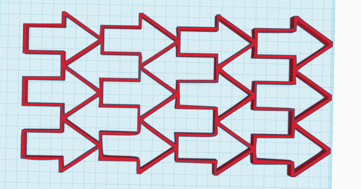 Tessellating Arrows by Eric Chan | Download free STL model | Printables.com