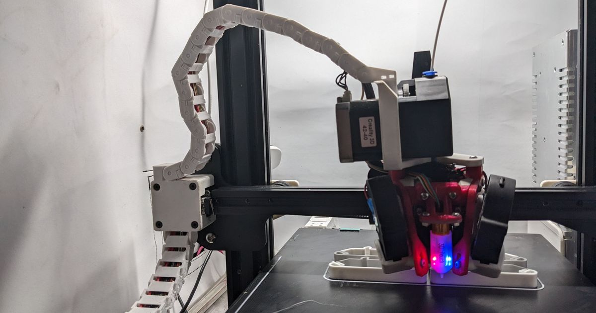 Cable Chains for Manta MK2 Cooling Duct System - Ender 3 (v1 & v2) & CR ...