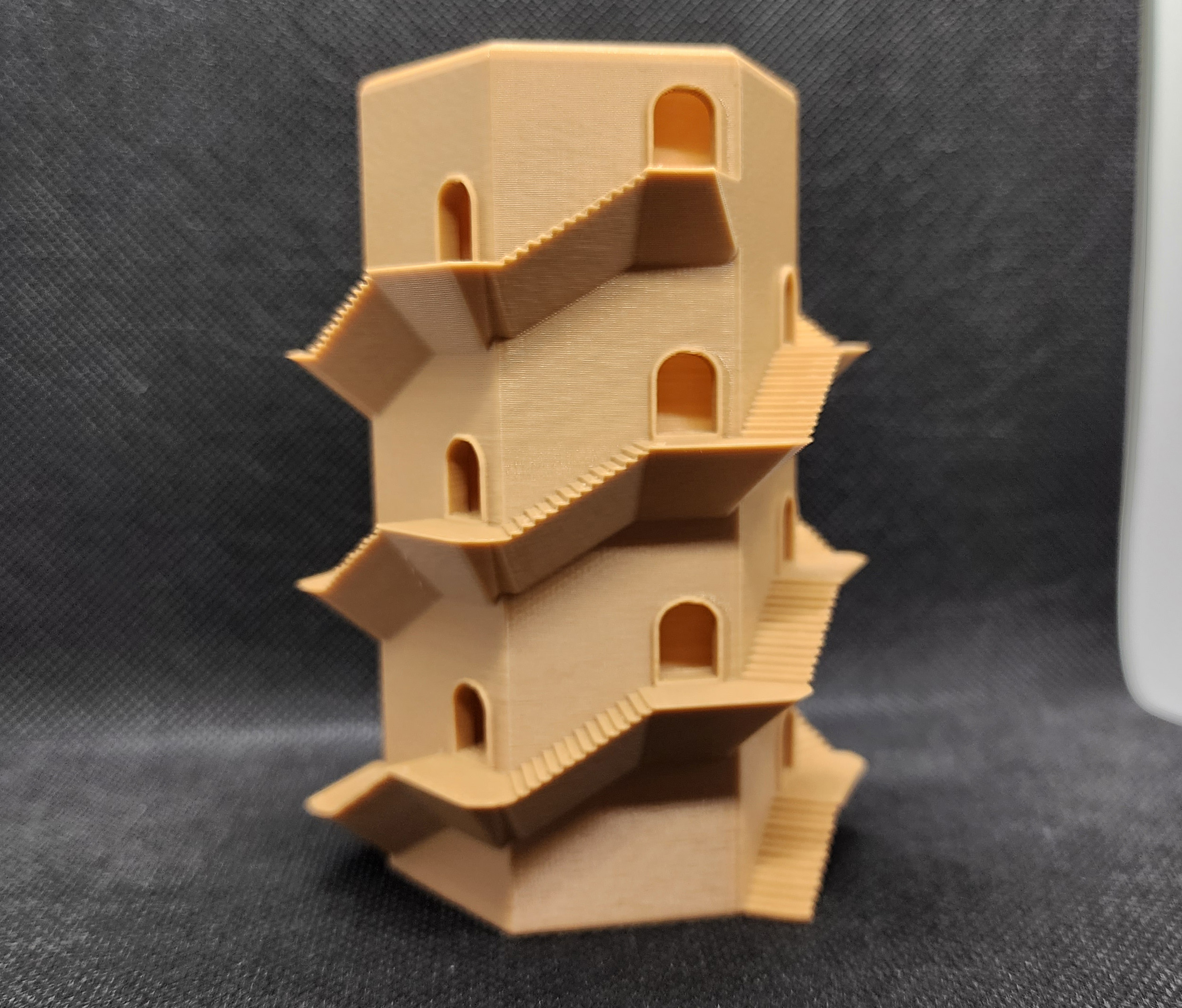 Spiral Tower of Mystery Doors by Triple G Workshop | Download free STL ...