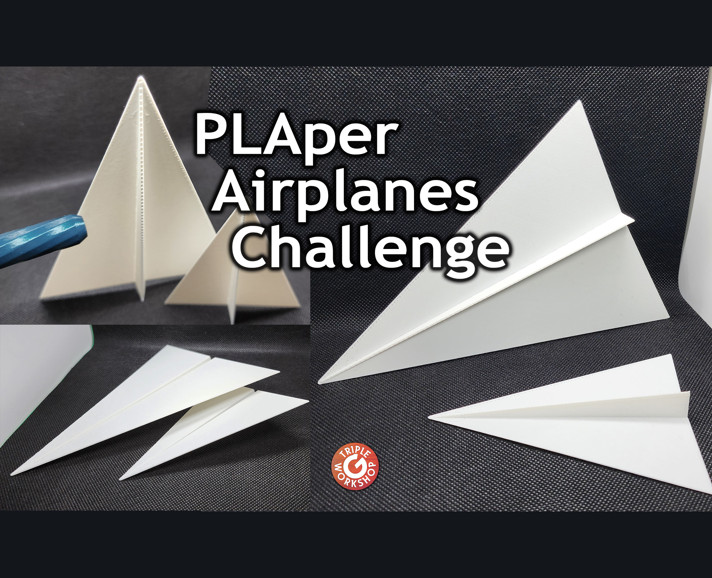 PLAper Airplanes Challenge* by Triple G Workshop | Download free STL ...