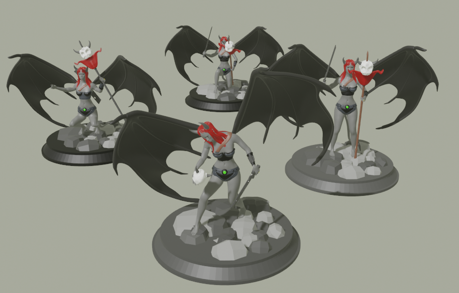 Demon Woman by Wexik | Download free STL model | Printables.com