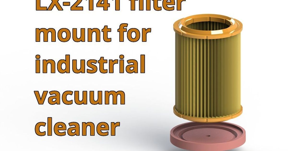 Moskvich car filter holder for industrial vacuum cleaner by KaosuNeko ...