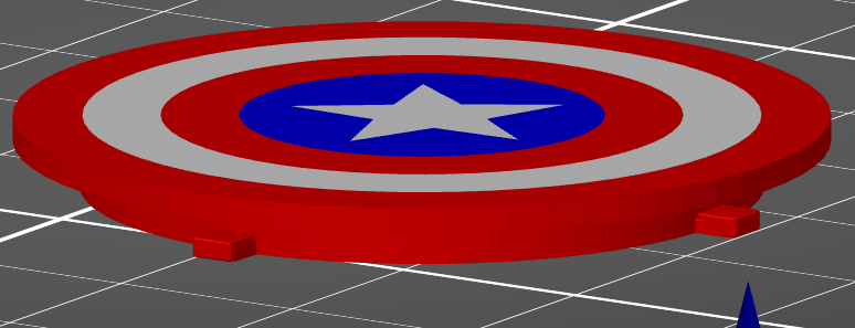 Multi Color Captain America Pop Socket by Dan | Download free STL model ...