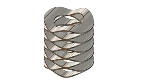 Stacked wave spring by aiber | Download free STL model | Printables.com