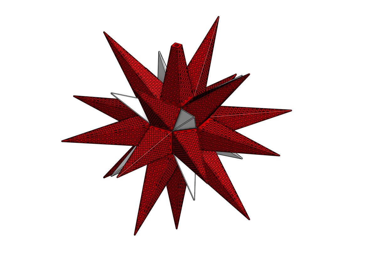 Shining Winter Star by Tony MaHoney | Download free STL model ...