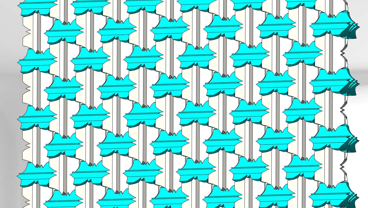 Tessellating blocks! - 2 patterns by Ewallux | Download free STL model ...