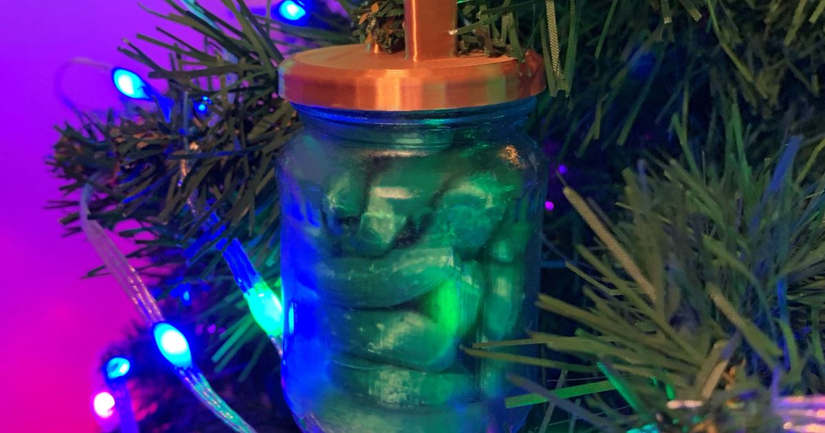 Jar of pickles by Milan | Download free STL model | Printables.com
