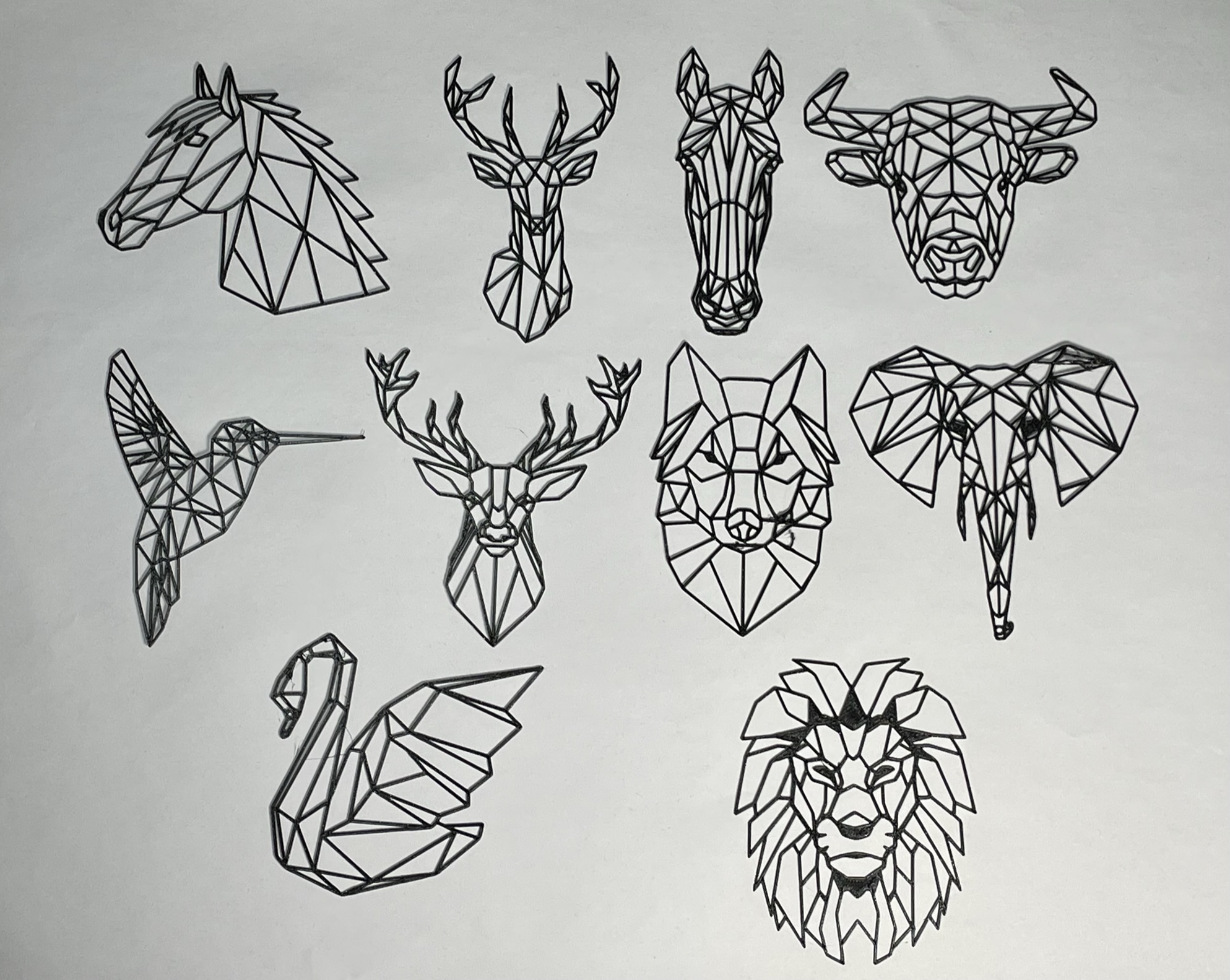 Assortment of geometric animal designs por PjotrStrog | Descargar ...