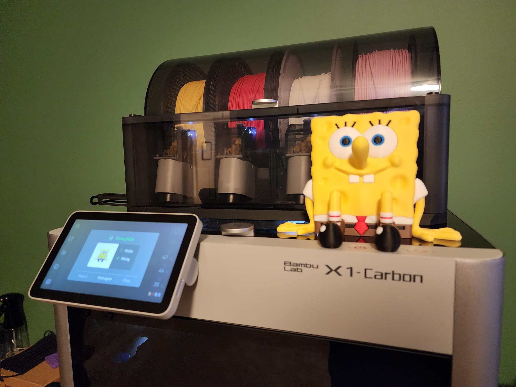 Colorized Spongebob for Bambu X1 with 2 AMS Units (6 Colors) by Daniel ...