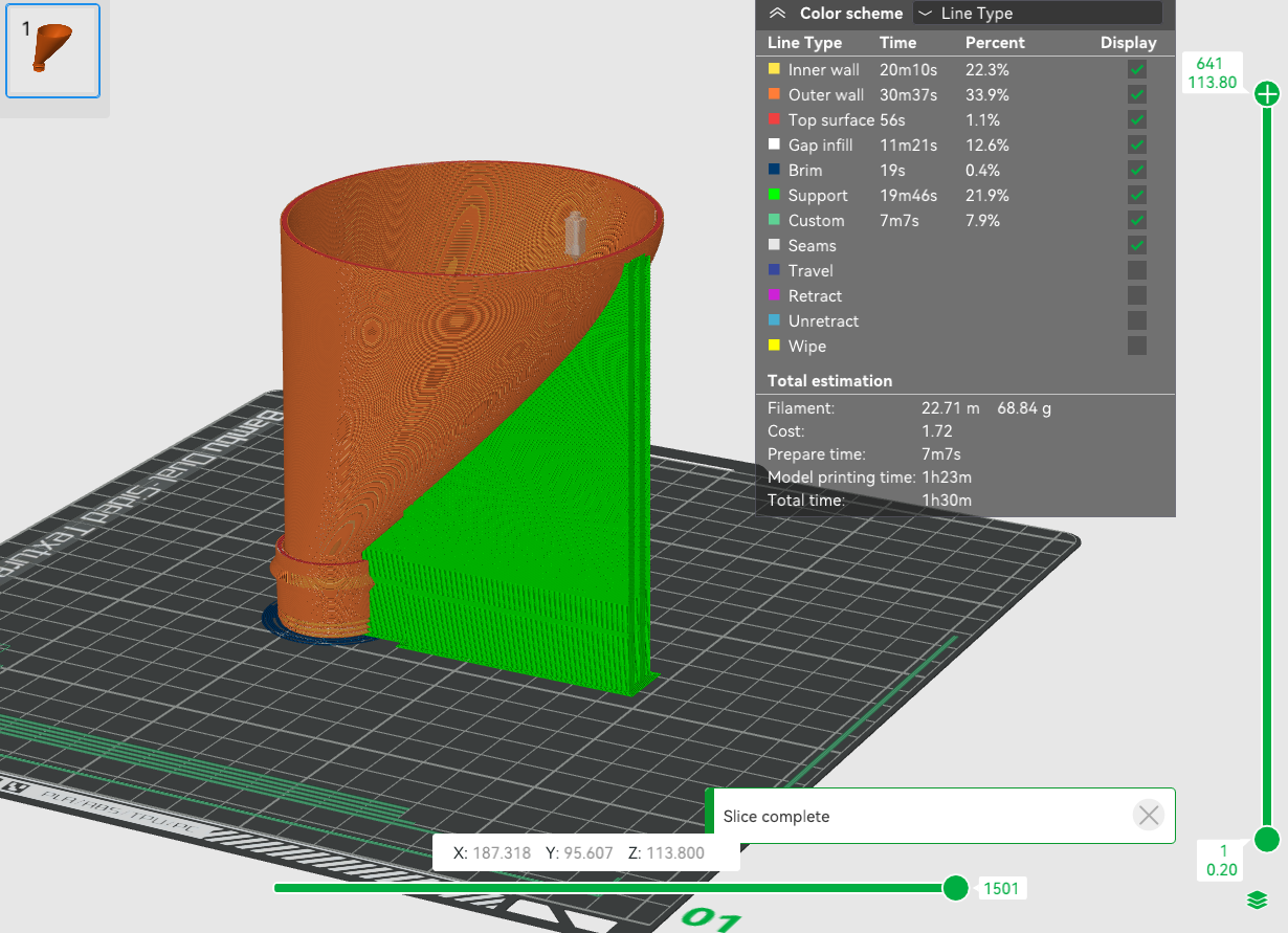 KLR Oil Fill Funnel (Screw in) by Bencham95 | Download free STL model ...