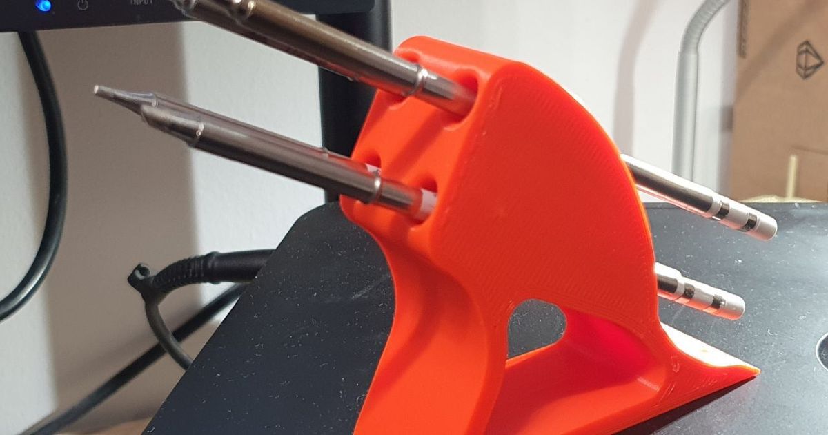 Soldering tips holder TS12X by morf | Download free STL model | Printables.com