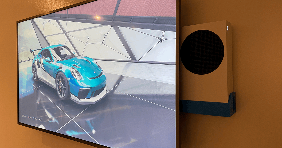 Xbox Series S wall mount by caffinatedprinter | Download free STL model ...