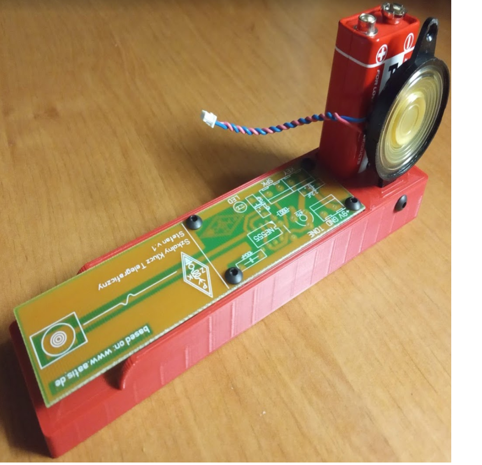 School telegraph key stand for educational purposes by DOMELL ...