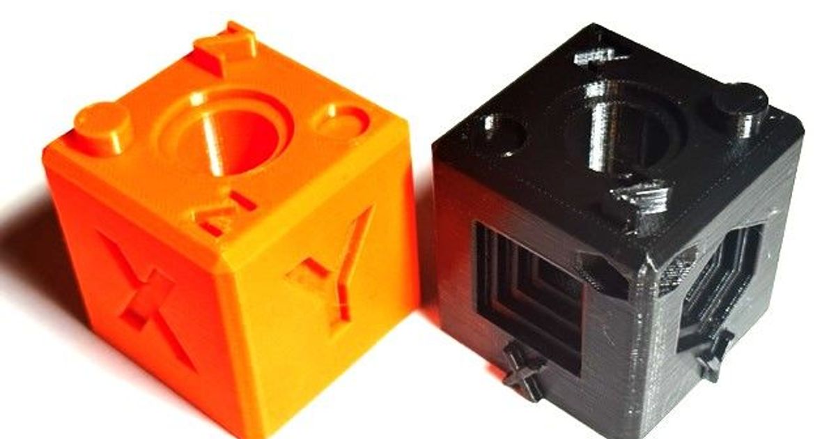 Ultimate 40 mm Calibration Test Cube by BigB3D | Download free STL ...