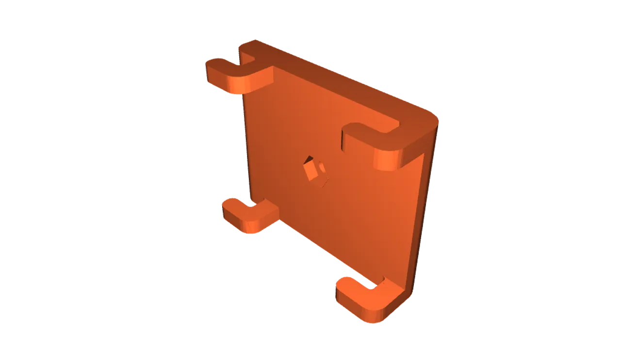 Quad lock IKEA Skadis mount by mafain3d | Download free STL model ...