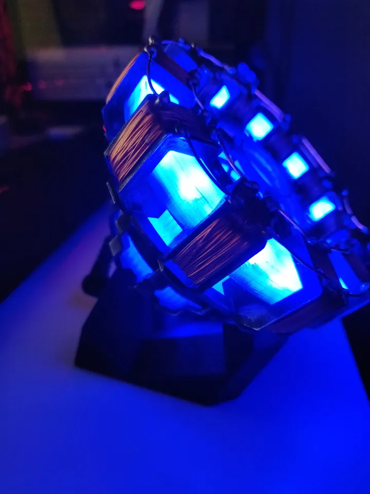Custom ARC Reactor from Iron Man by LoaderB0T | Download free STL model ...
