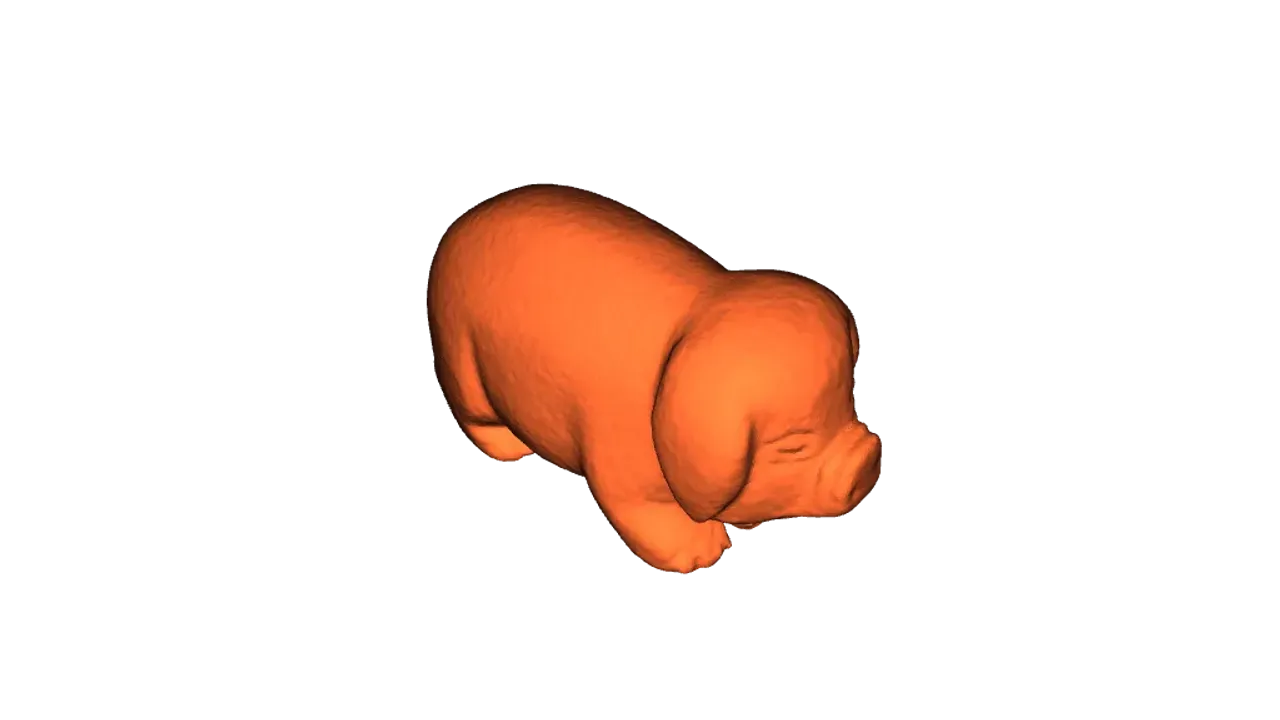 Pig sculpture 3d scan by Dadudos | Download free STL model | Printables.com
