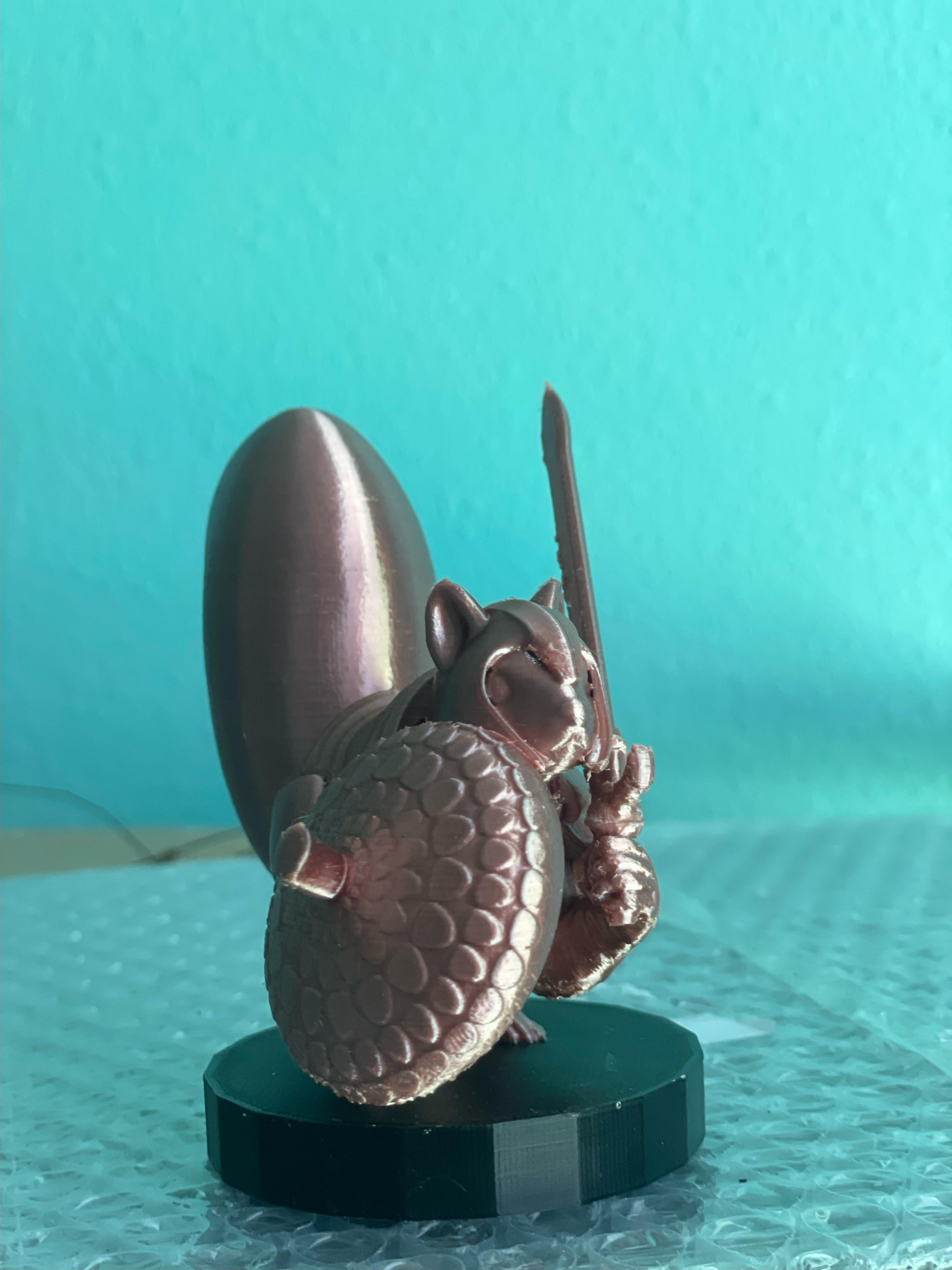 Squirrel Warrior (Squarrior) by The Milkman | Download free STL model ...