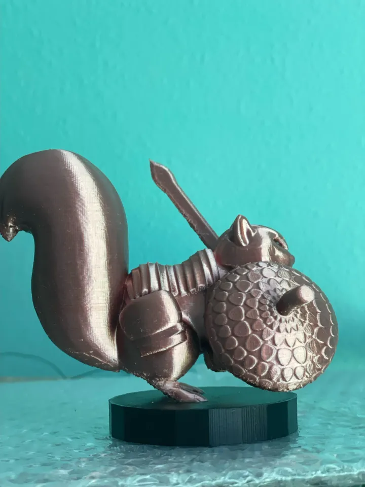 Squirrel Warrior (Squarrior) by The Milkman | Download free STL model ...