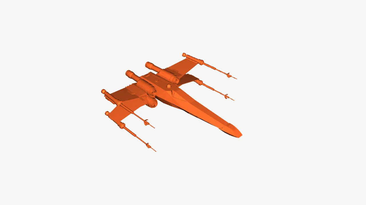 X-wing Starfighter by Maciej | Download free STL model | Printables.com