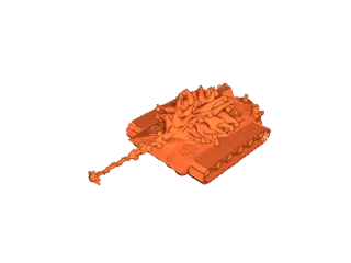 Christmas Tank by Haksodus | Download free STL model | Printables.com