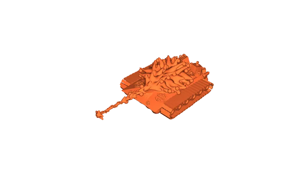 Christmas Tank by Haksodus | Download free STL model | Printables.com