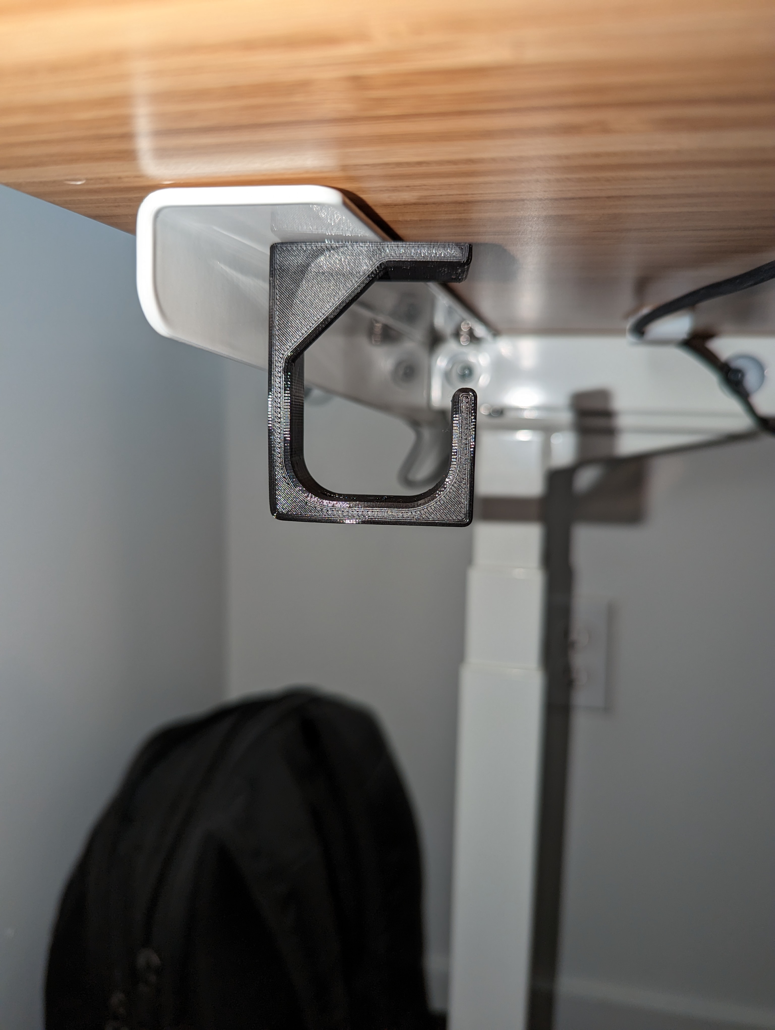 Flat top under table hook by Ben | Download free STL model | Printables.com