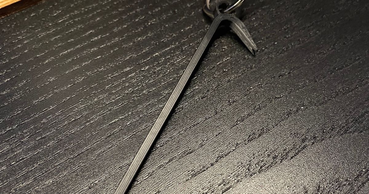 Eminence in Shadow crowbar keychain by The Osprey | Download free STL ...