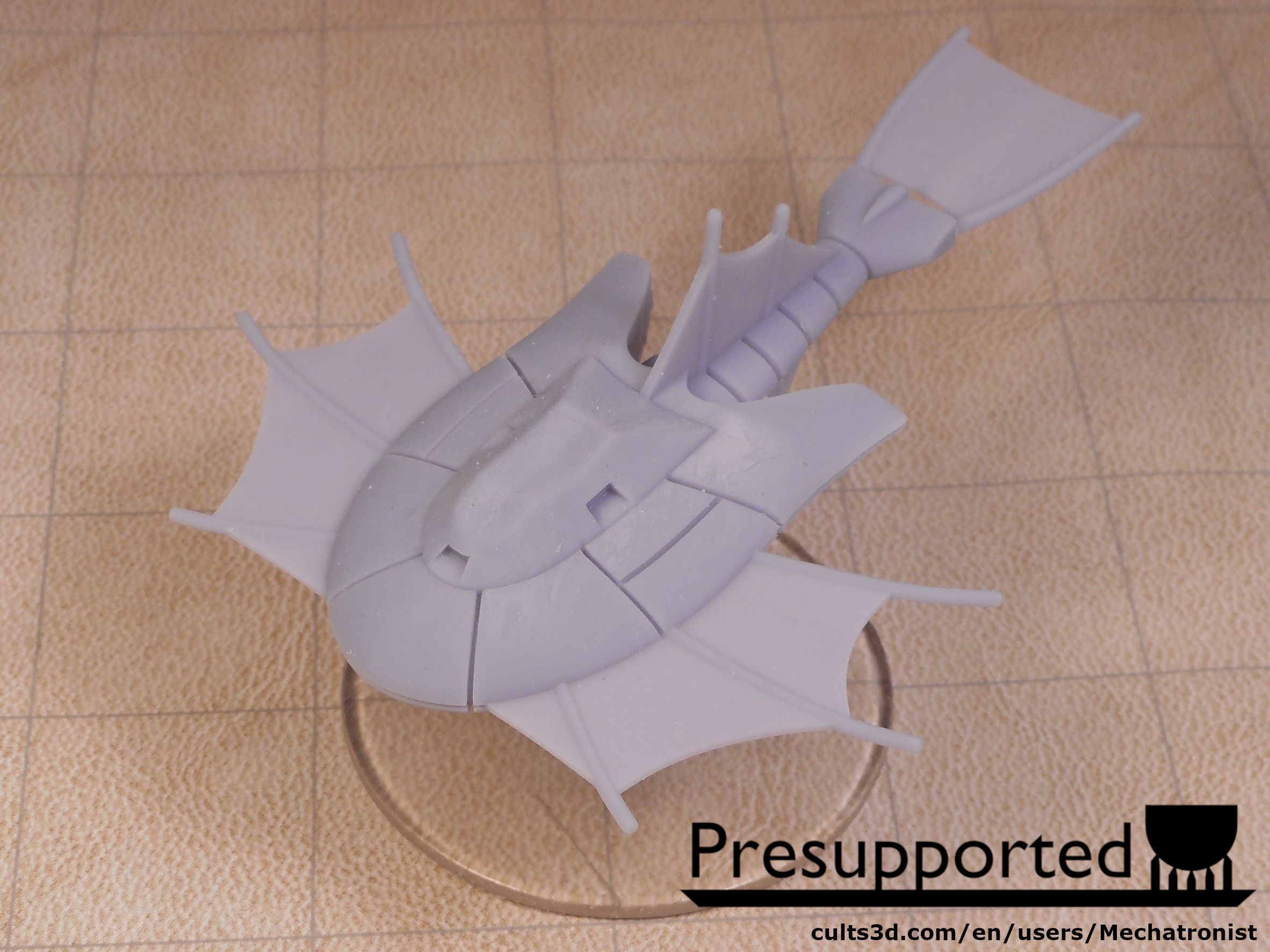 Triop Spelljammer Ship Miniature from dnd 2e by Mechatronist | Download ...