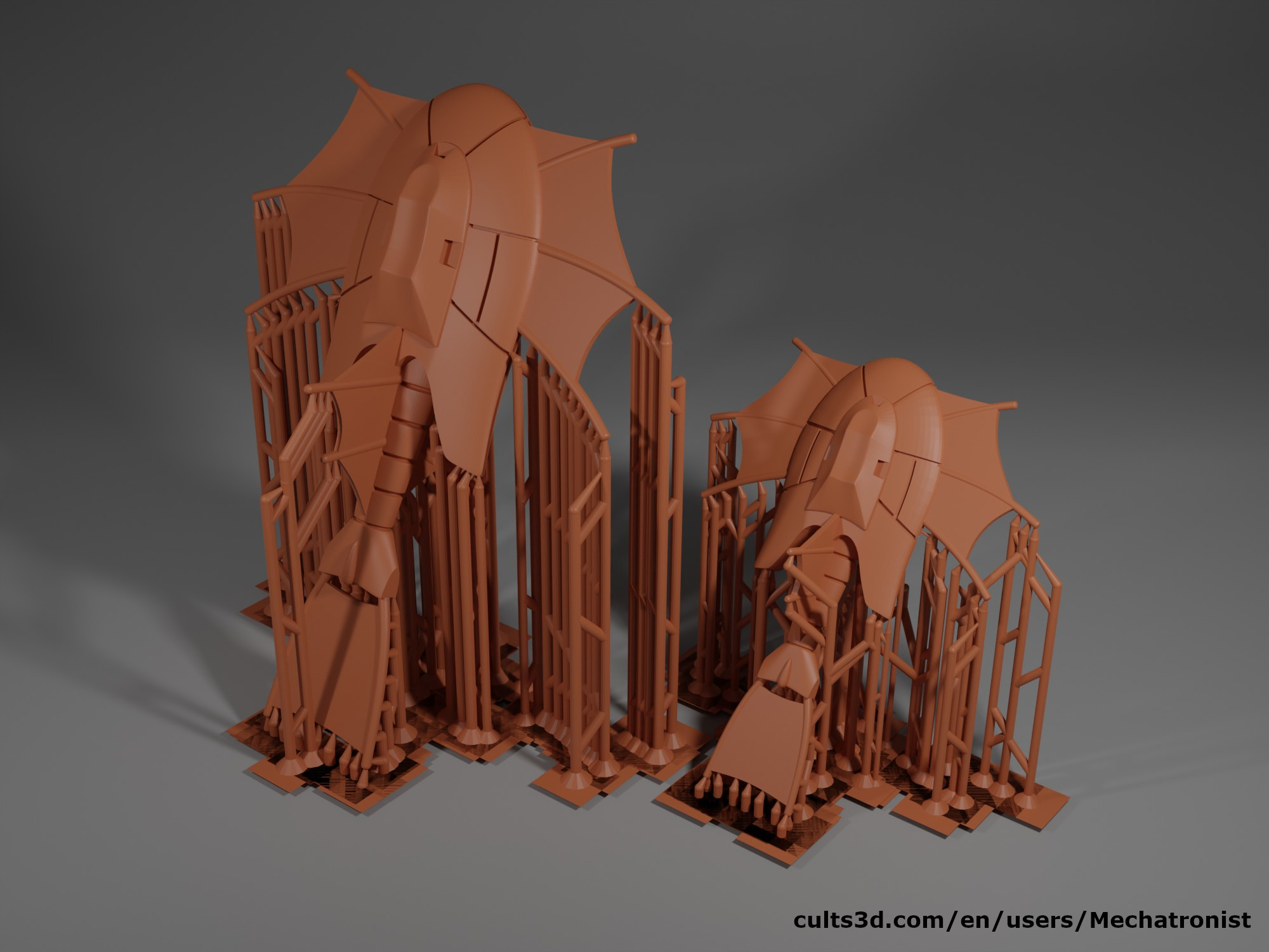 Triop Spelljammer Ship Miniature from dnd 2e by Mechatronist | Download ...