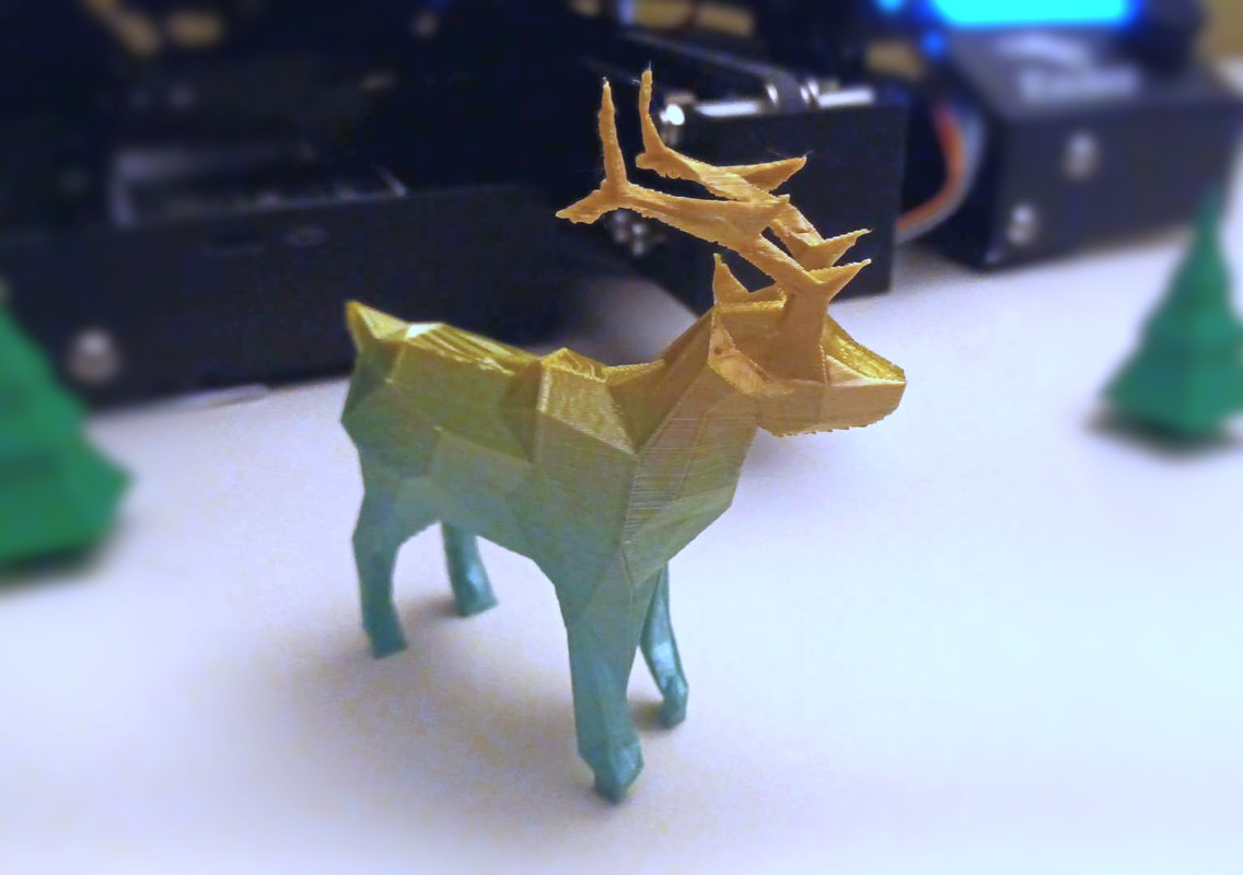 Low-poly Reindeer by ntdge | Download free STL model | Printables.com