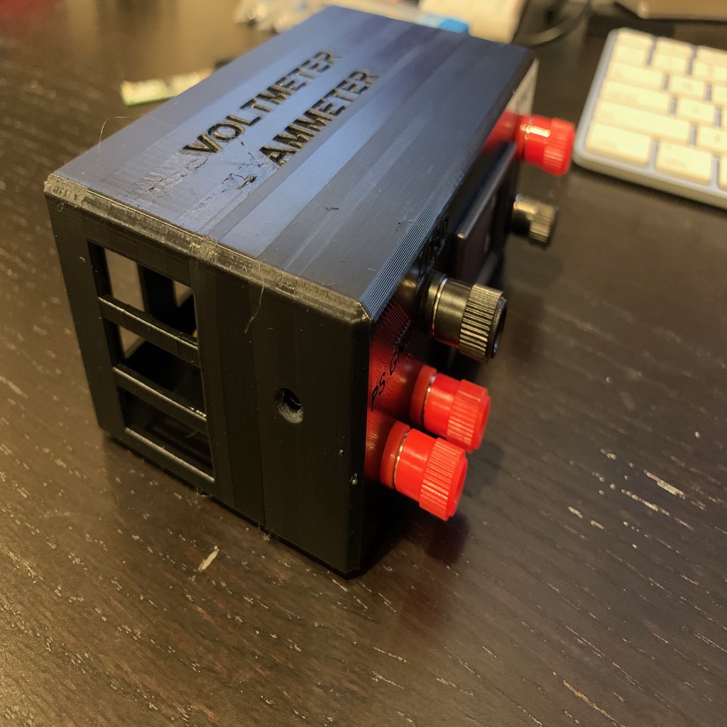 Digital Voltmeter & Ammeter Box by Gato | Download free STL model ...