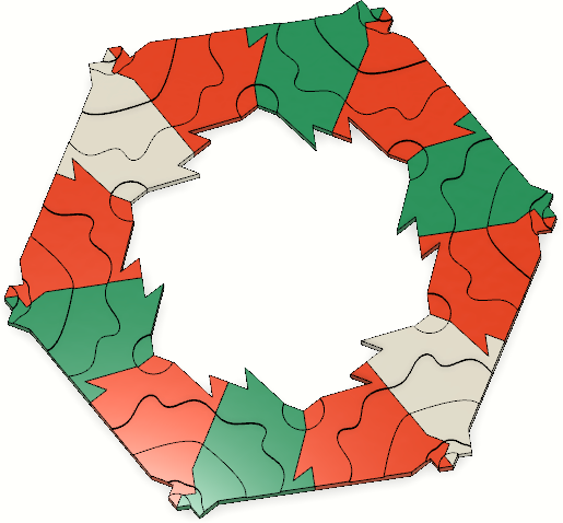 Wave Tessellation por EnDrew 3 Pro | Descargar modelo STL gratuito ...