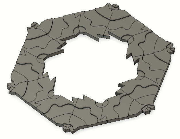 Wave Tessellation por EnDrew 3 Pro | Descargar modelo STL gratuito ...
