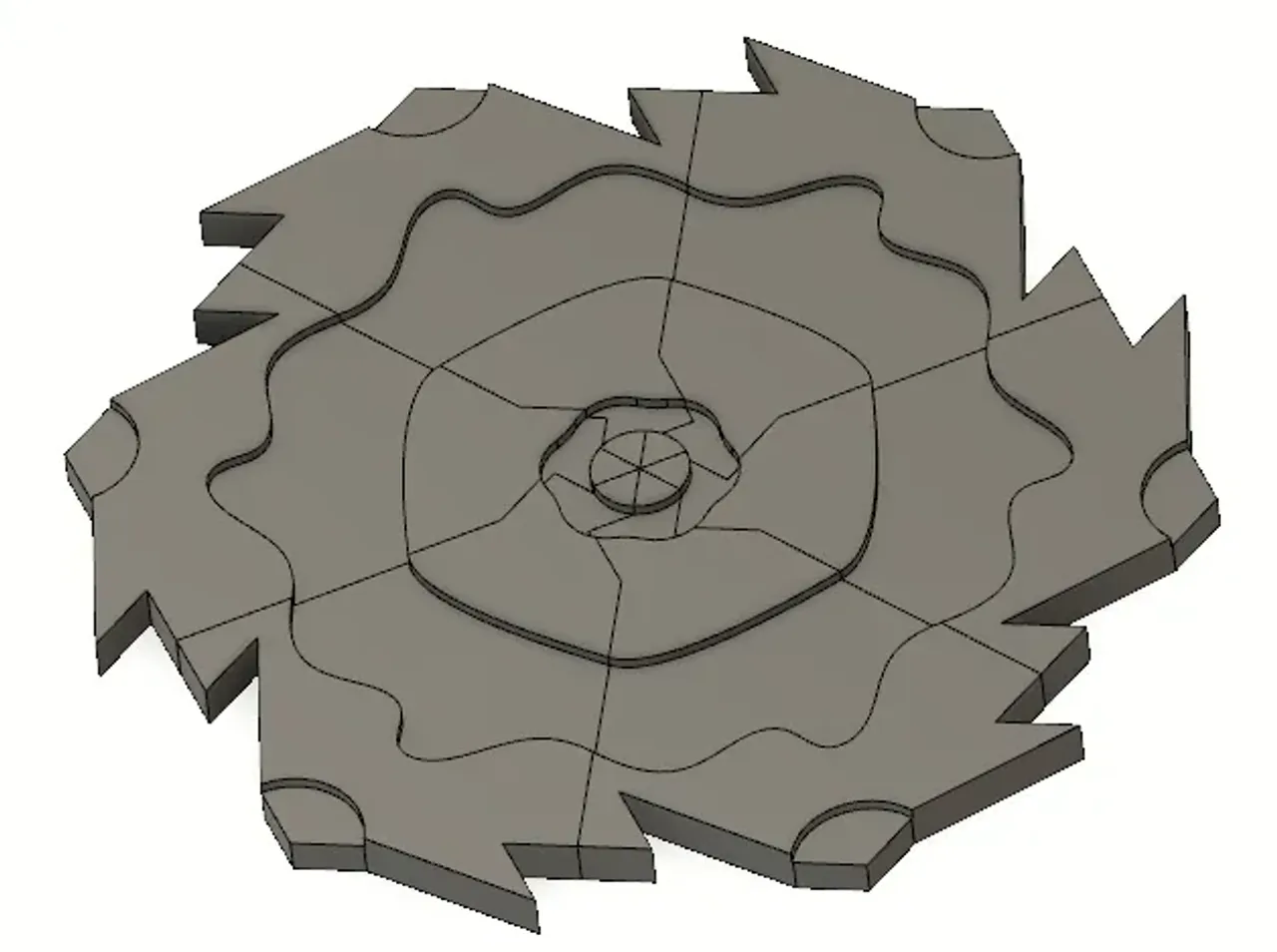 Wave Tessellation by EnDrew 3 Pro | Download free STL model ...