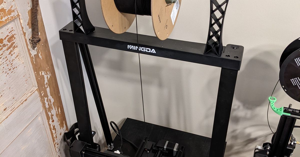 Mingda Magician Pro/X 3kg Spool Holder by k1n3k | Download free STL ...