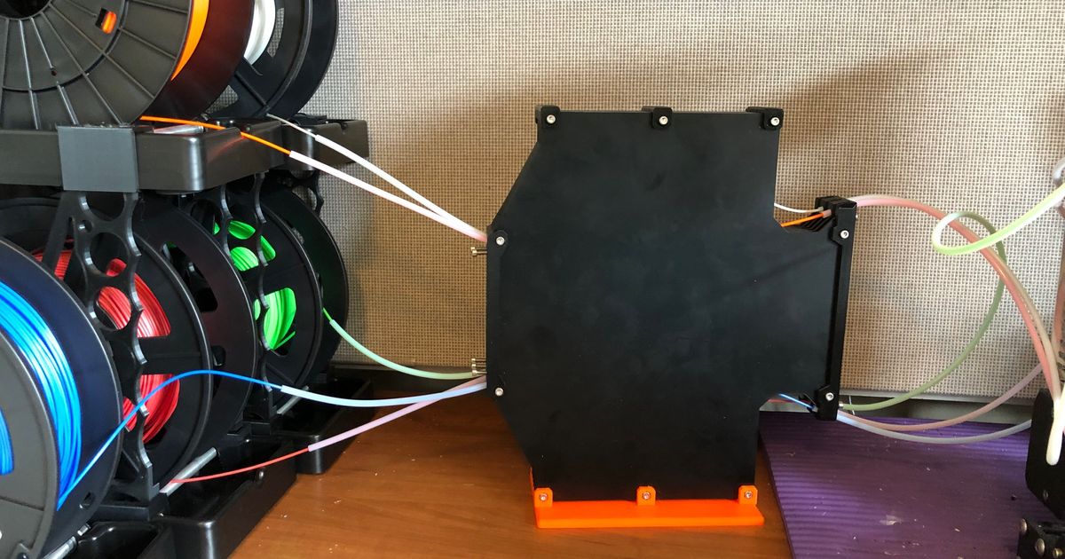 Prusa MMU Buffer vertical holder by Rick | Download free STL model ...