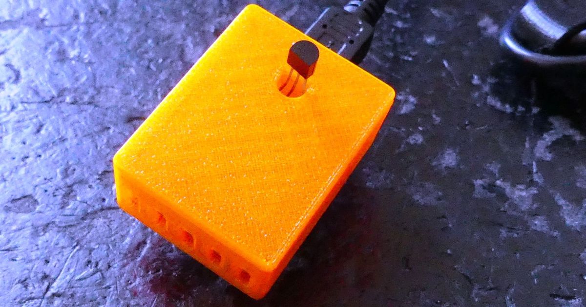 Temperature Sensor Case by werz 99 | Download free STL model ...