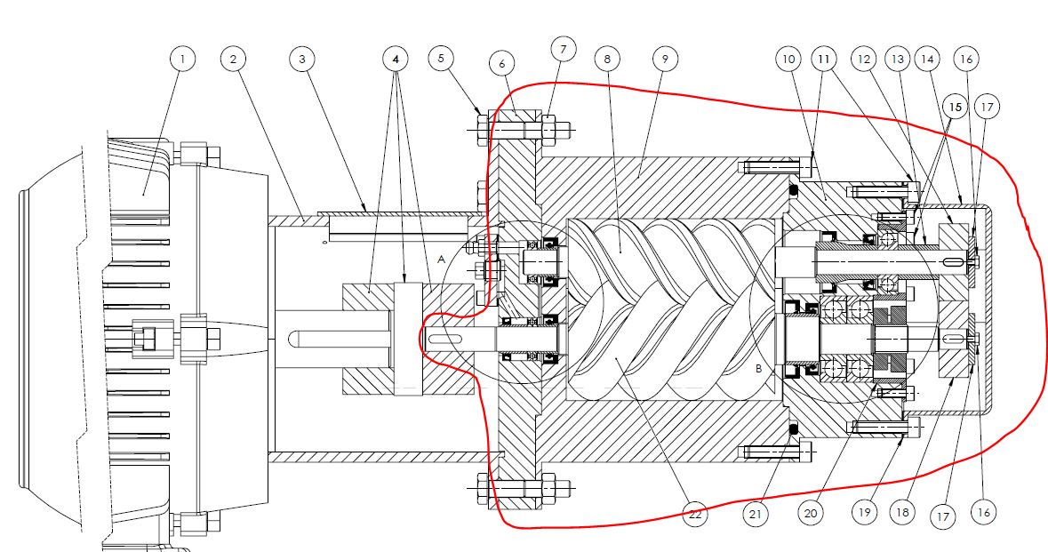 Screw Compressor by Max | Download free STL model | Printables.com
