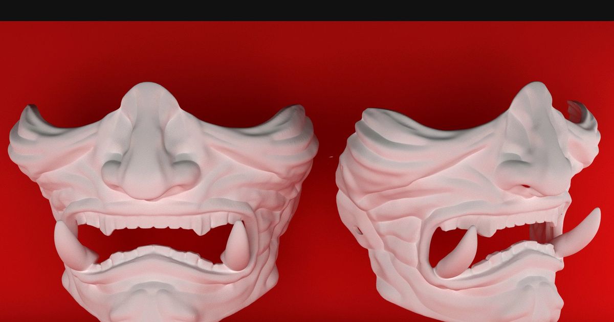 Samurai Mask by iliaspolitis3D | Download free STL model | Printables.com