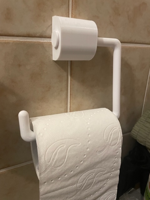 Toilet Paper Holder by Krail3D | Download free STL model | Printables.com