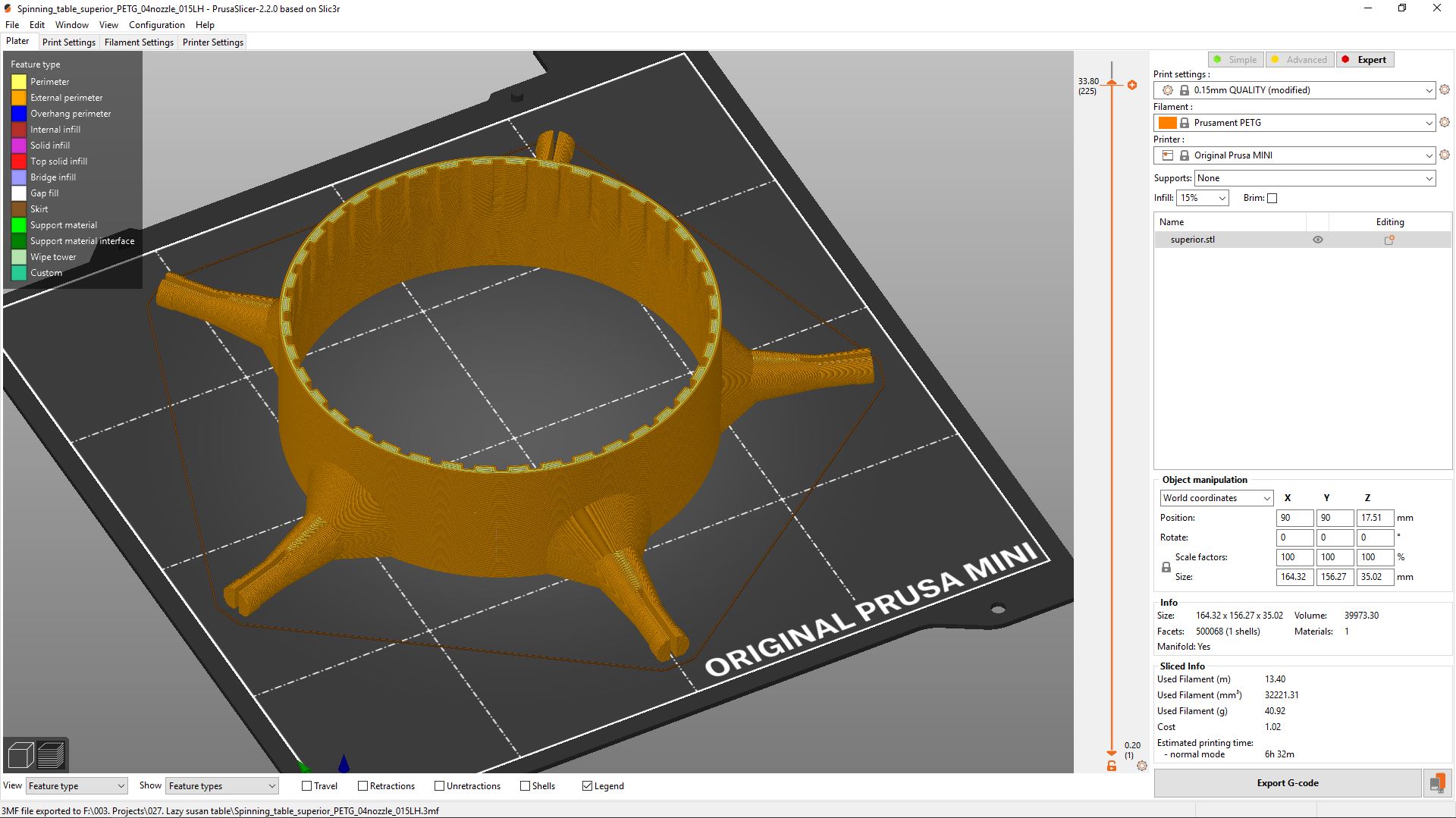 Spinning table (lazy susan) por Radu B. | Descargar modelo STL gratuito ...