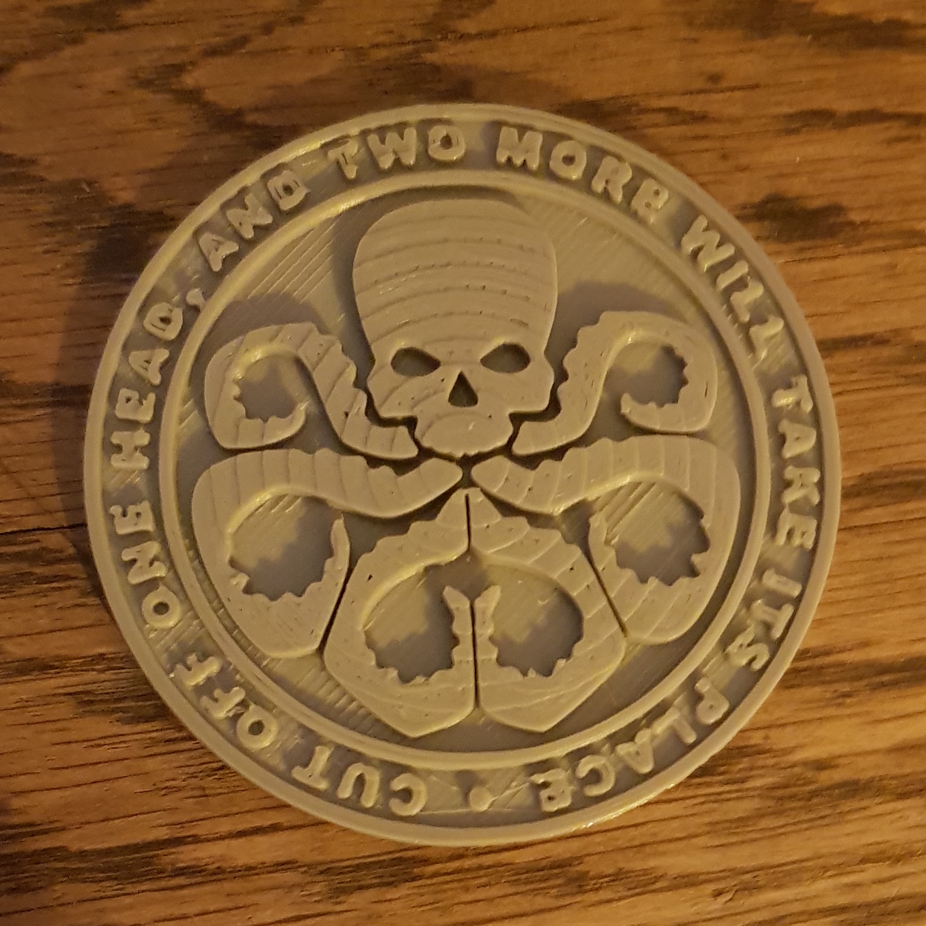 BADGE HYDRA MARVEL by BlackFire | Download free STL model | Printables.com
